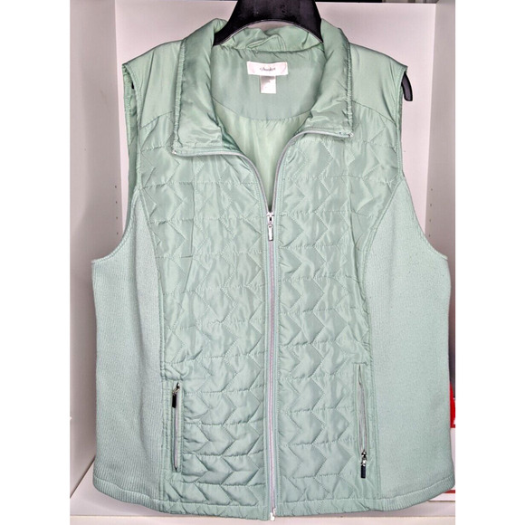 CJ Banks | Jackets & Coats | Cj Banks Vest Womens Plus Size X Green ...
